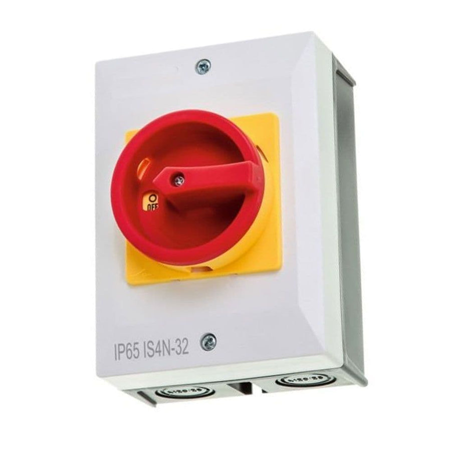 20A 4 Pole Rotary Isolator Switch IP65 – Consumer Unit World