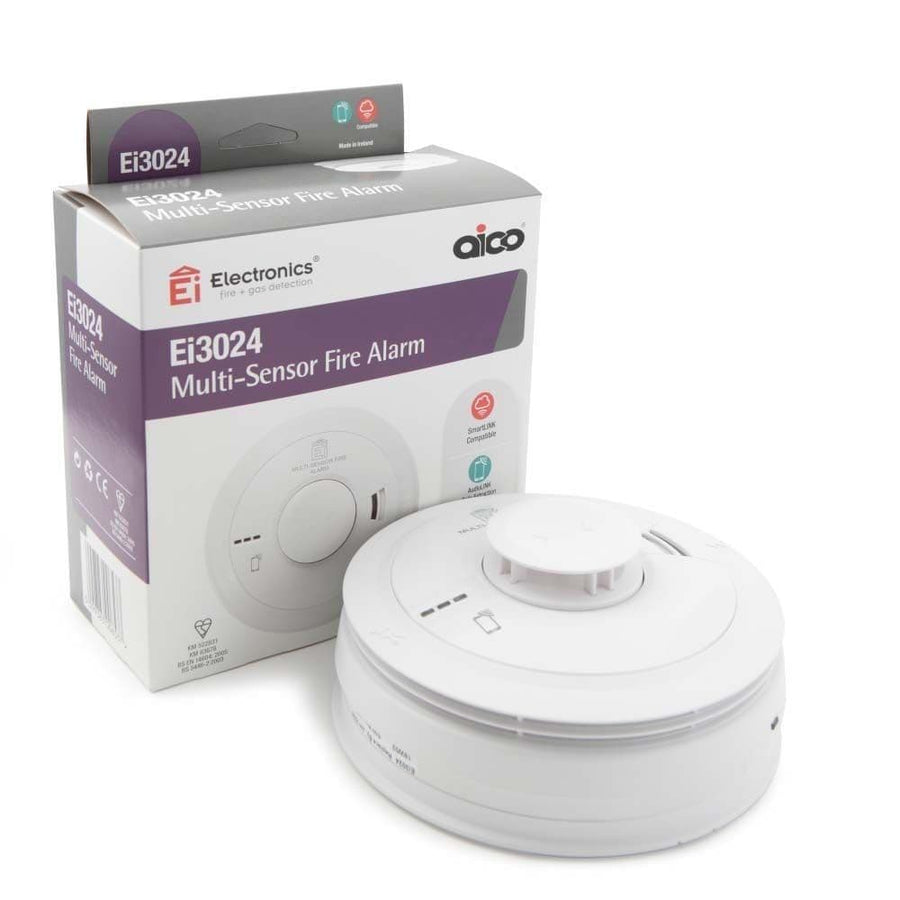 Aico EI3024 Multi-Sensor Fire Alarm | Smoke Alarms – Consumer Unit World