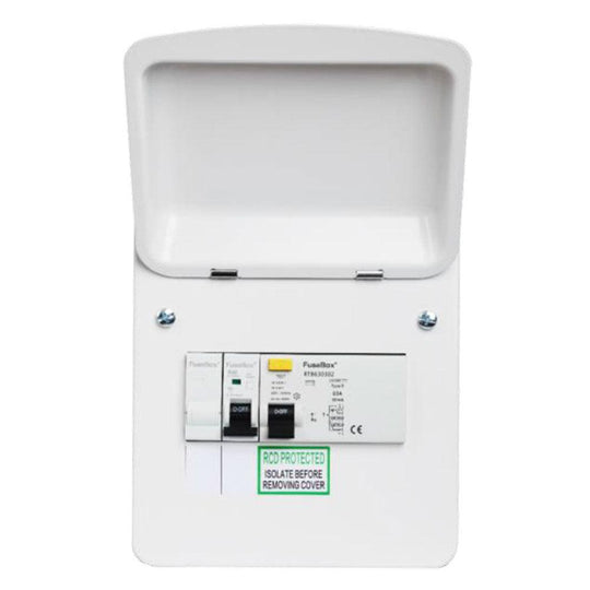FuseBox EV Charger Distribution Board Type B 40a RCD EV40B – Consumer ...