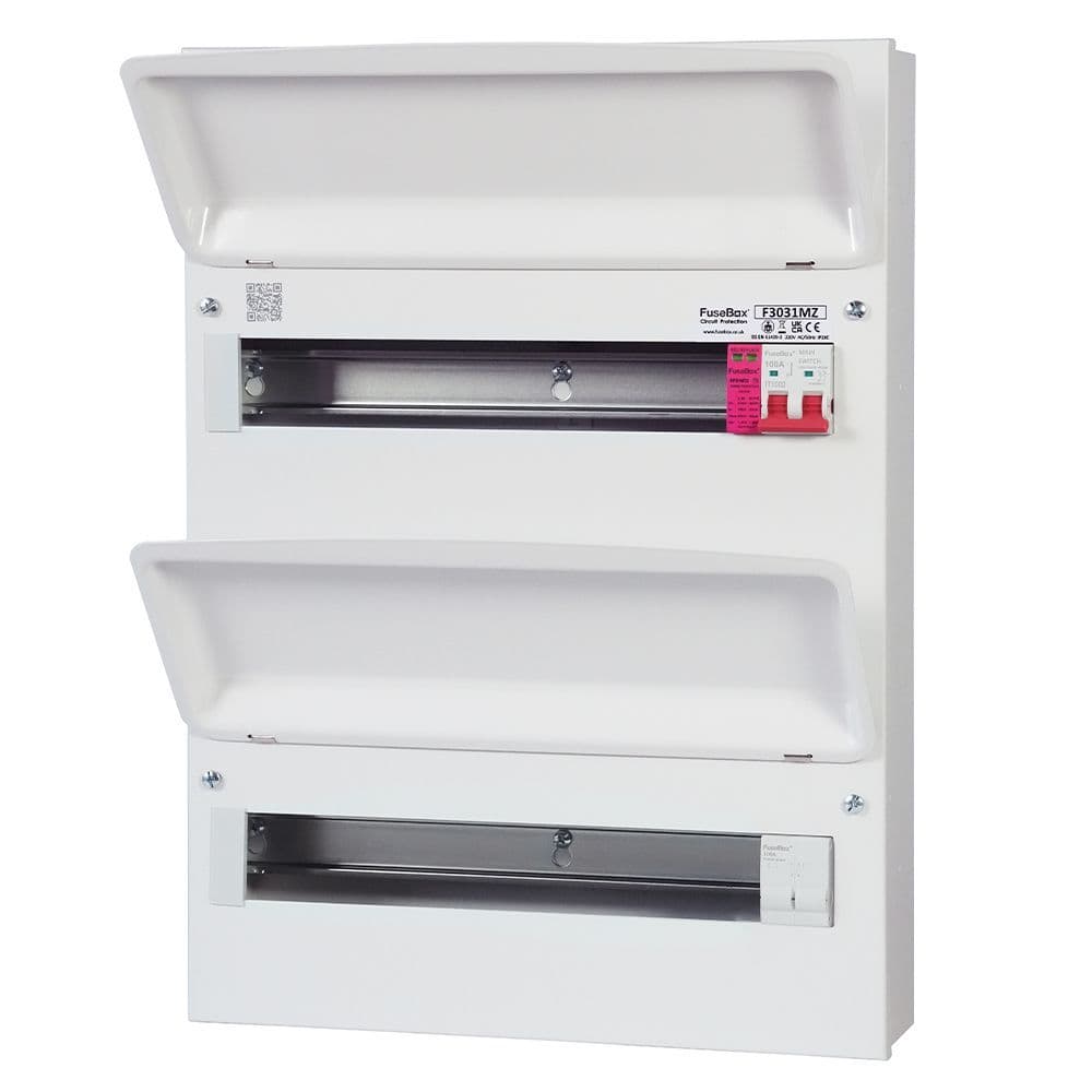 FuseBox F3031MZ 31 Way Duplex RCBO Consumer Unit + Surge Protection ...
