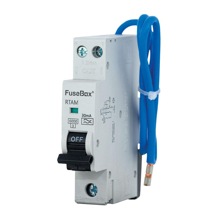 FuseBox RTAMC25 Mini RCBO 25amp Type A - C Curve 2 Pole – Consumer Unit ...