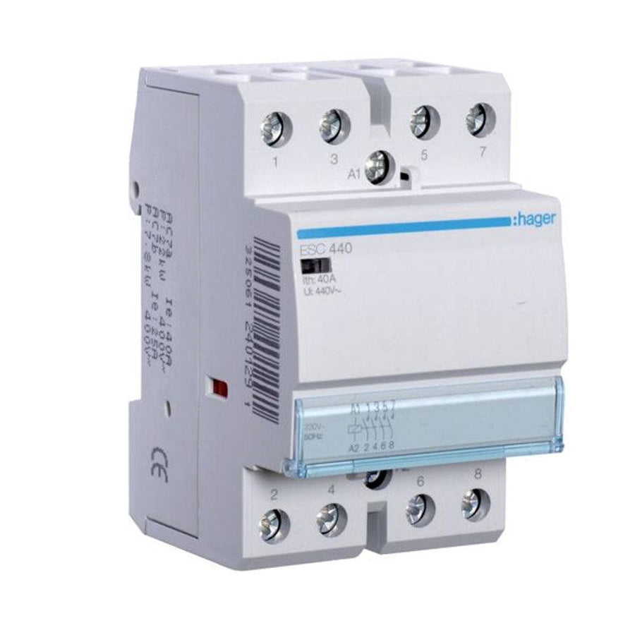 Hager Contactor 4NO 3 Module 40A 250V – Consumer Unit World