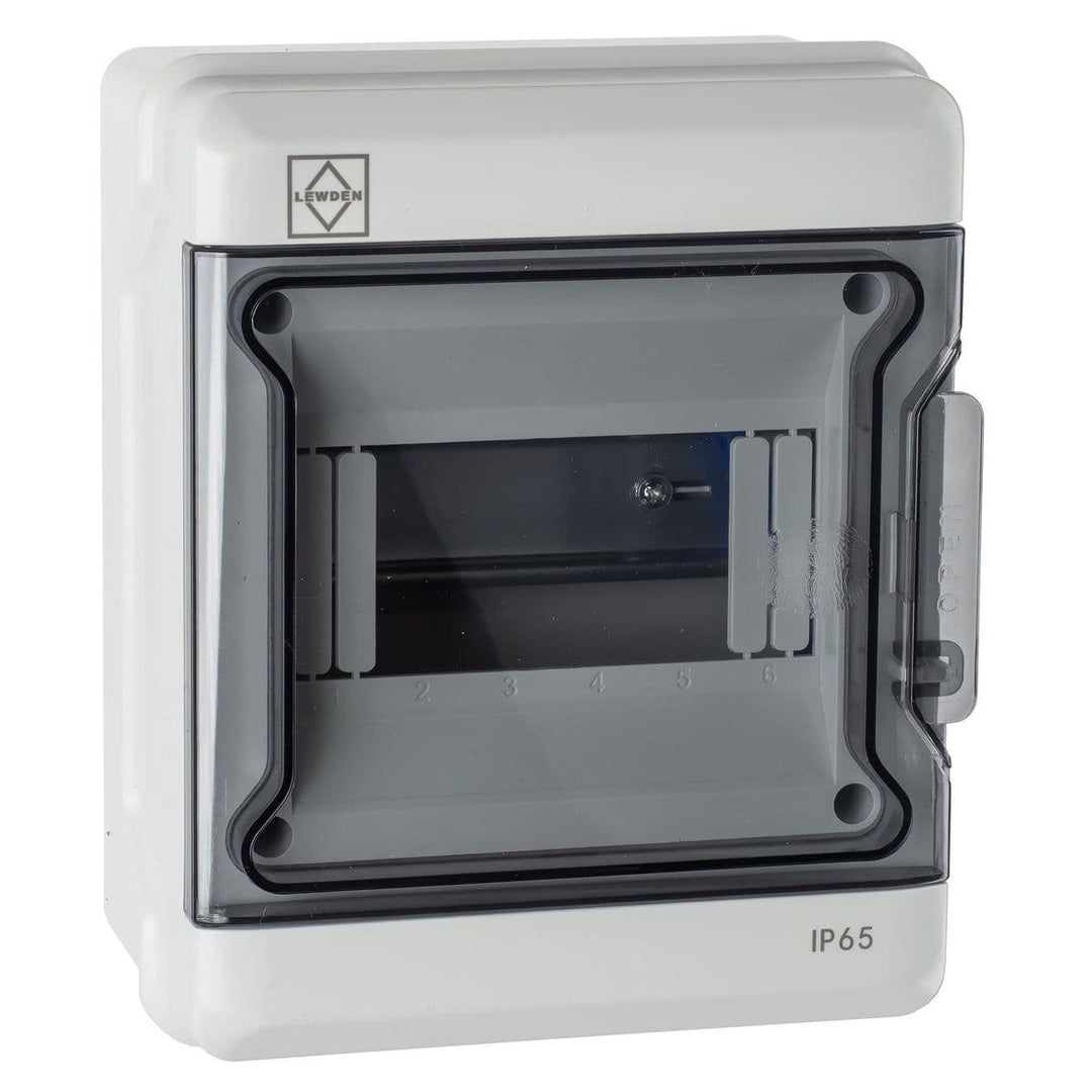 Lewden 6 Module IP65 Insulated Weatherproof Enclosure | Consumer Unit World