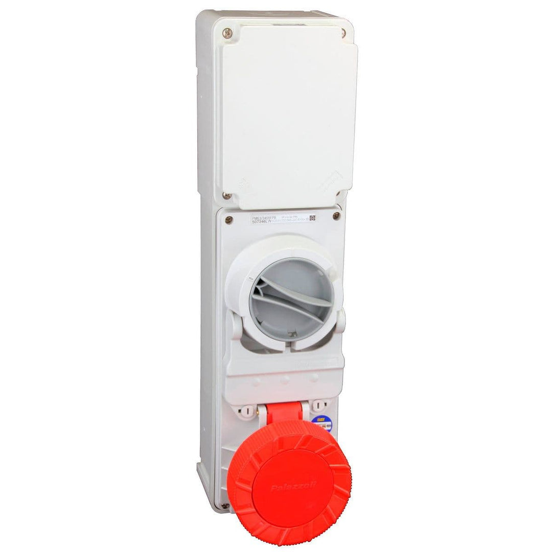 Lewden 63A 3P+N+E 415V Interlocked Switched Socket IP65 | Consumer Unit ...