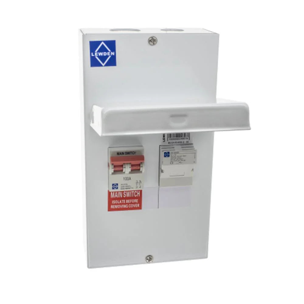 Lewden FS6380100 100A SP&N Single Pole Fused Isolator Switch | Consumer ...