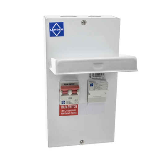 Lewden FS6380100 100A SP&N Single Pole Fused Isolator Switch | Consumer ...