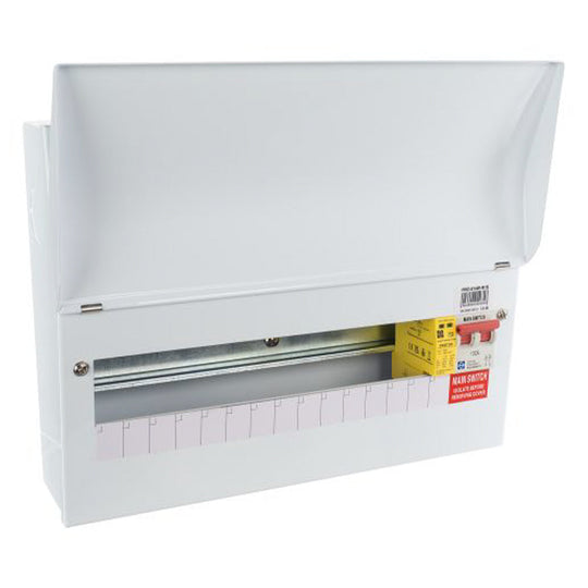Lewden PRO-R14W-R1S 10 Way RCBO Consumer Unit with SPD – Consumer Unit ...