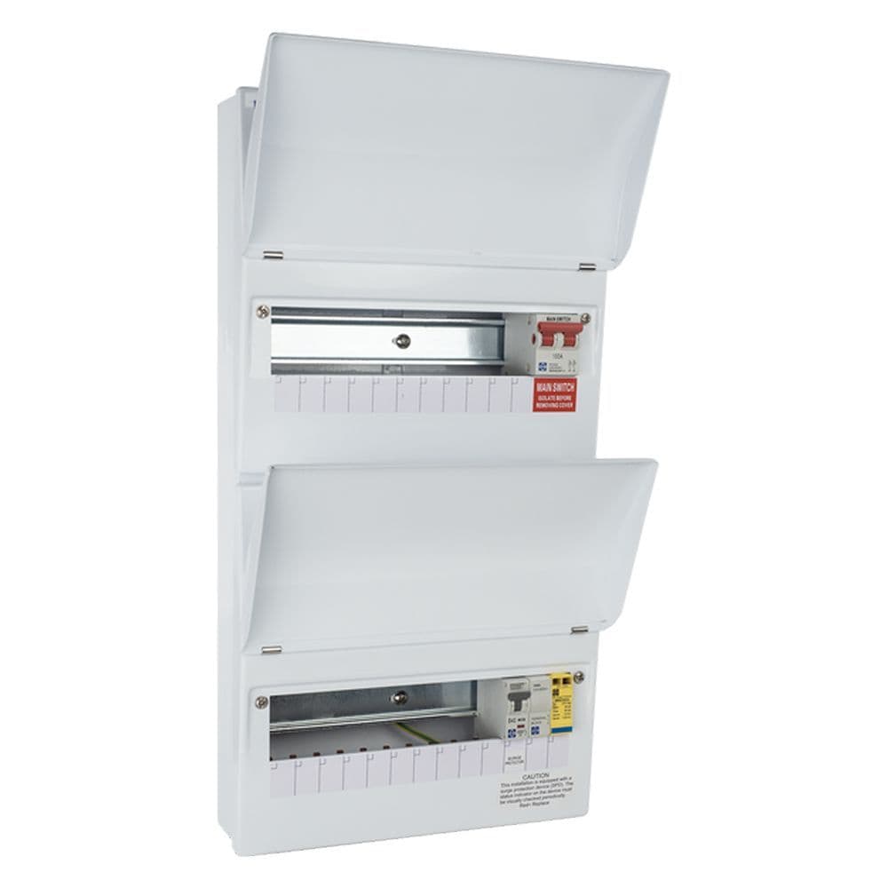 Lewden PRO-RD21MS 21 Way Duplex RCBO Consumer Unit with Surge ...
