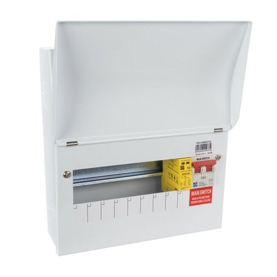 Lewden PRO-R08W-R1S 8 Way RCBO Consumer Unit with SPD – Consumer Unit World