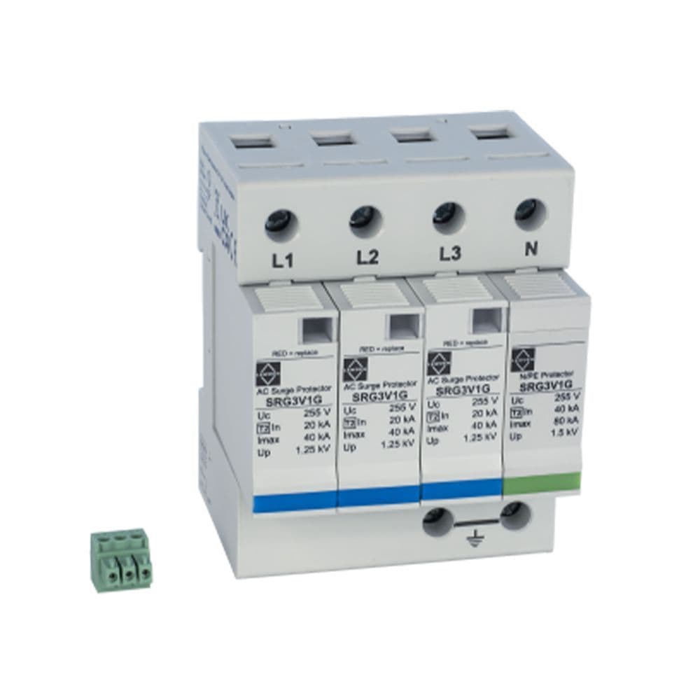 Lewden Type 2 Three Phase 4 Module Surge Protection Device | Consumer ...