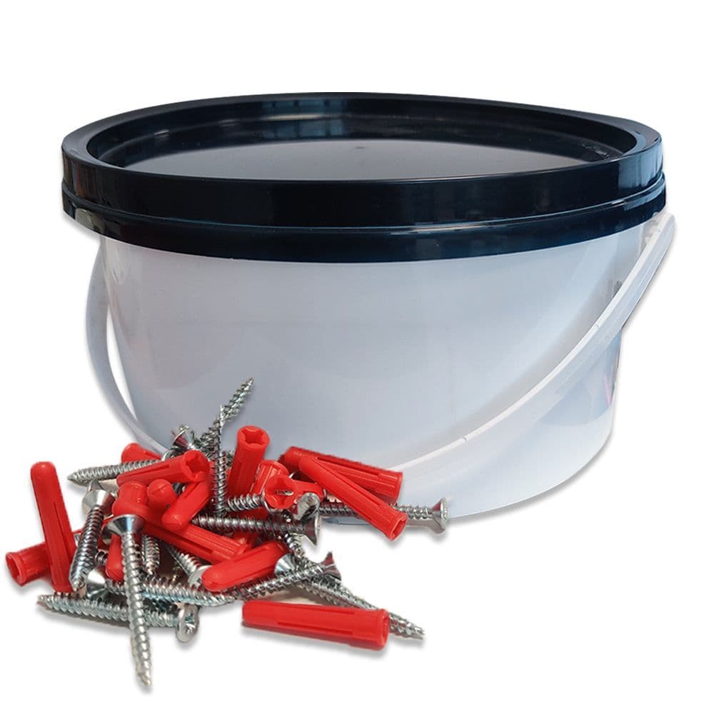 Thorsman Trade Tub 1776015 Red Rawl Plugs + Screws – Consumer Unit World