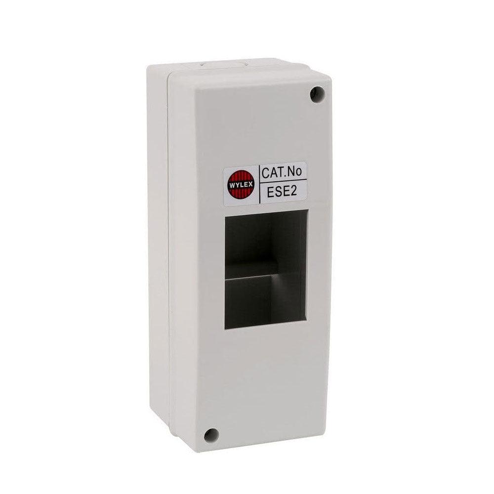 Wylex ESE2 2 Module Insulated Enclosure IP40 c/w Din Rail – Consumer ...